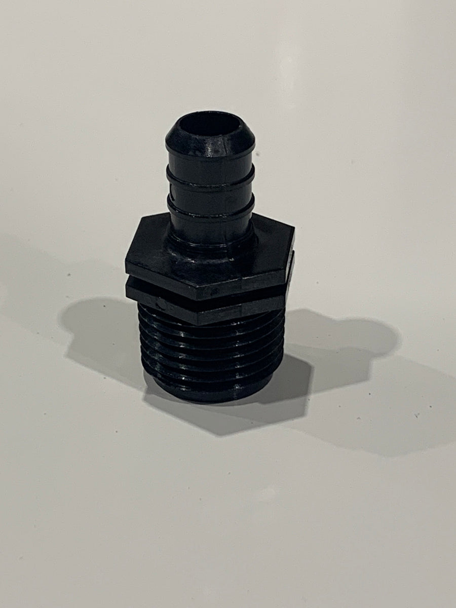 1/2" Poly PEX Crimp x 1/2" NPT Male Adapter – Fix A Trailer